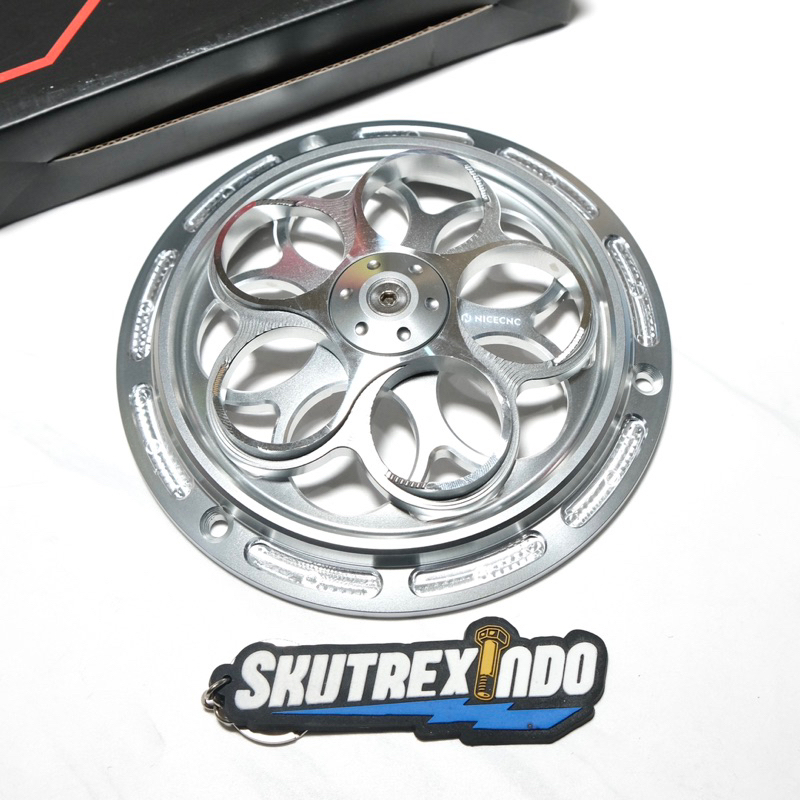 Jual Cover Fan Spinner Nicecnc Silver Vespa Sprint Primavera S LX GTS ...