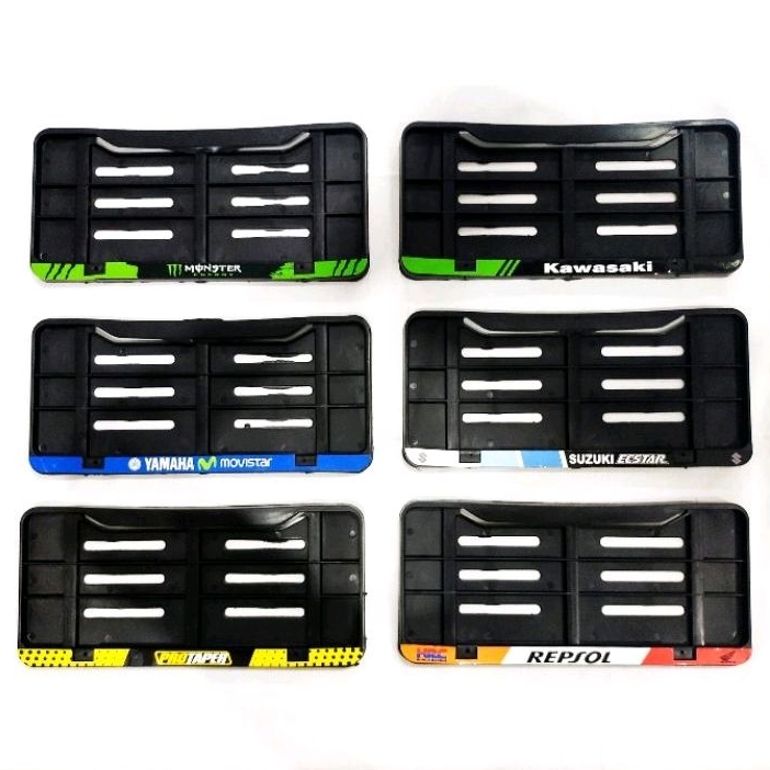 Jual Cover Plat Nomor Motor Universal Repsol Kawasaki Monster Prorater ...