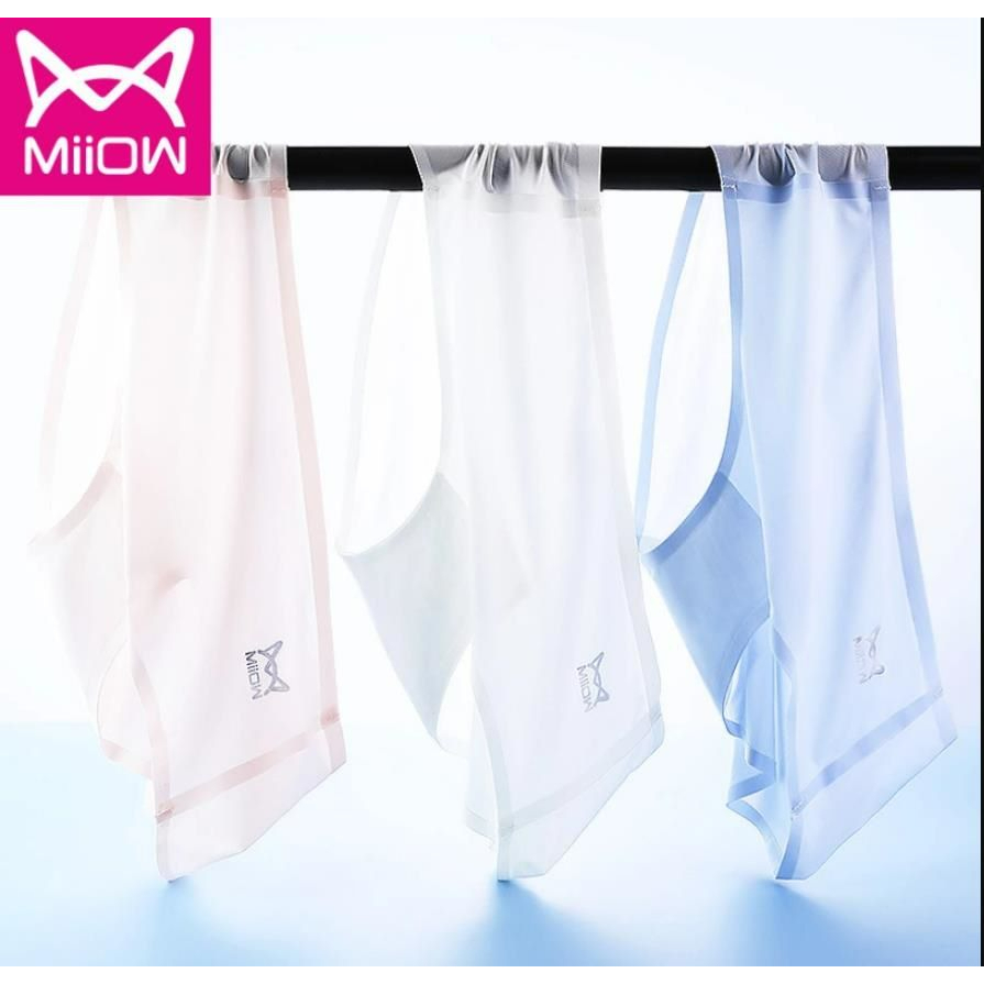 Jual Celana dalam wanita ice silk Miiow bahan halus dan lembut (1 pack 3 pcs) Pack B (1 pack 3 ...