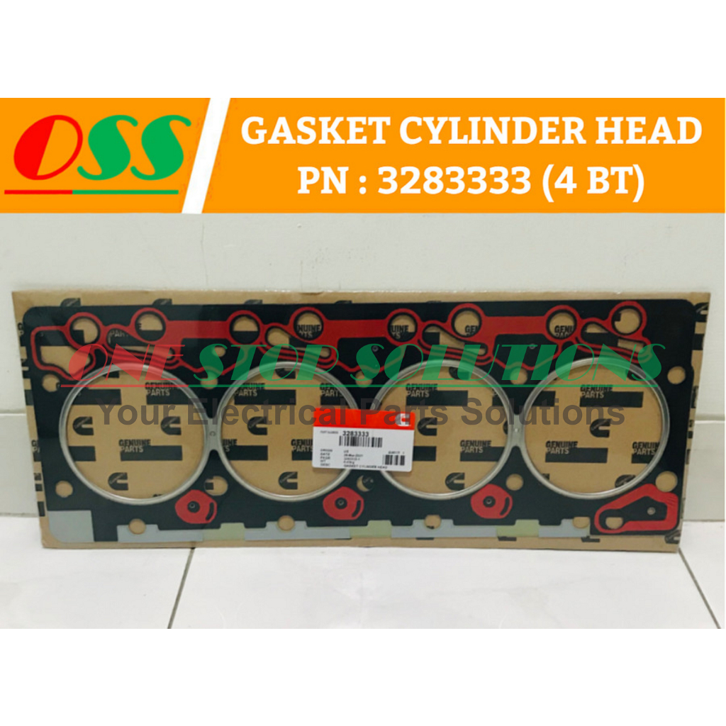 Jual GASKET CYLINDER HEAD CUMMINS 4BT PN 3283333 | Shopee Indonesia