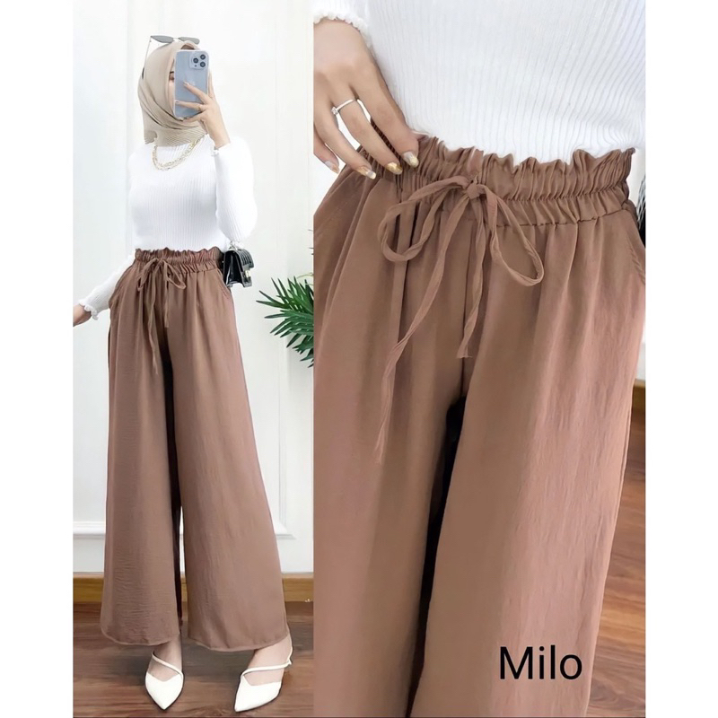 Jual Violet HighWaist LP 100 PJG 95 / Loose Pants Kulot Wanita / Celana Panjang Wanita Buat ...