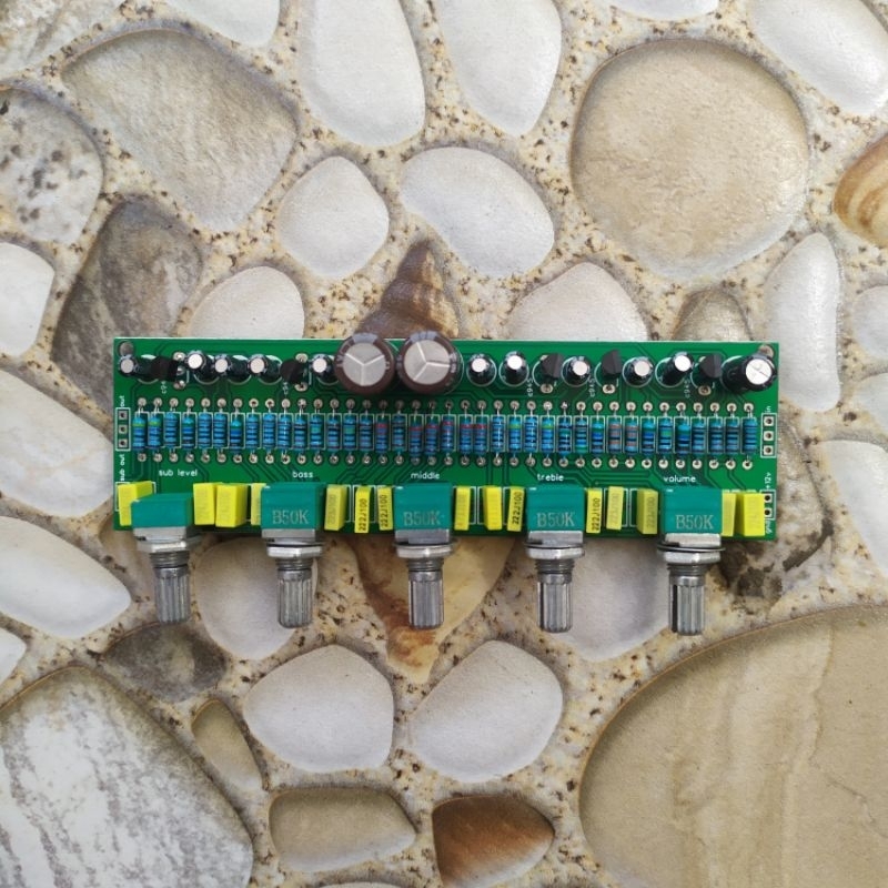 Jual Tone control stereo 2.1 subwoofer meddle bass treble ic c945 ori ...