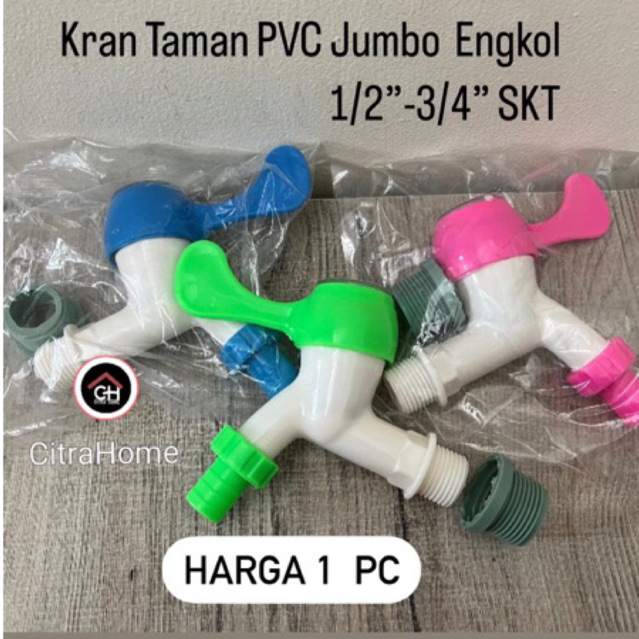 Jual Kran Taman PVC Jumbo 1/2”-3/4” SKT | Shopee Indonesia