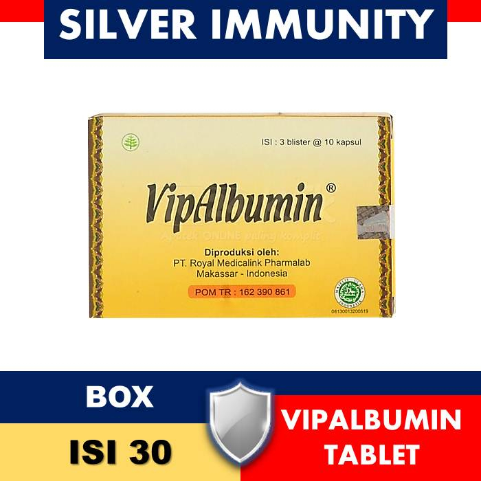 Jual VIPALBUMIN BOX 30 KAPSUL | Shopee Indonesia