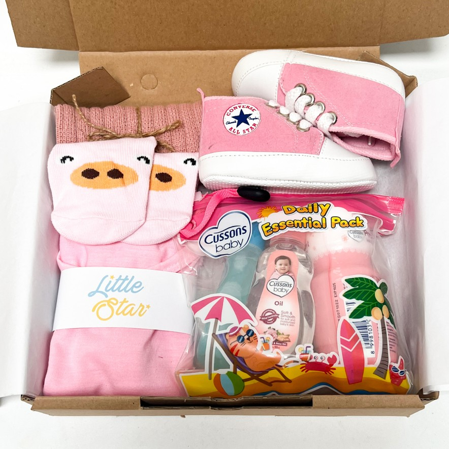 Jual Hampers Newborn Baby Gift Set Kado Baju Sabun Perlengkapan Mandi ...