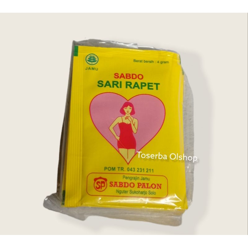 Jual jamu sari rapet sabdo palon (1 box isi 10 bungkus) | Shopee Indonesia