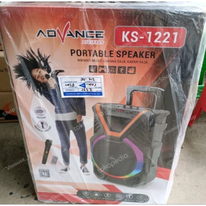 Jual SPEAKER ADVANCE KS 1221 - SPEAKER BLUETOOTH ADVANCE 12 INCH - ADVANCE SPEAKER 12 INCH ...