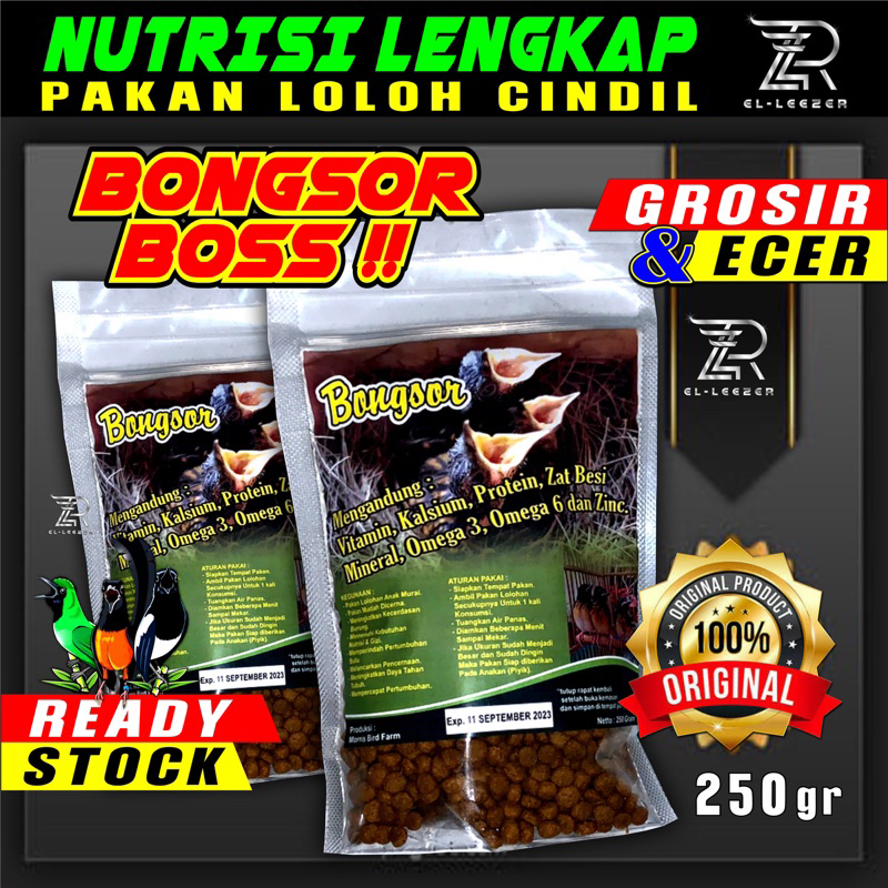 Jual Bongsor Pakan Loloh anakan Burung Murai Batu, Kacer | Shopee Indonesia