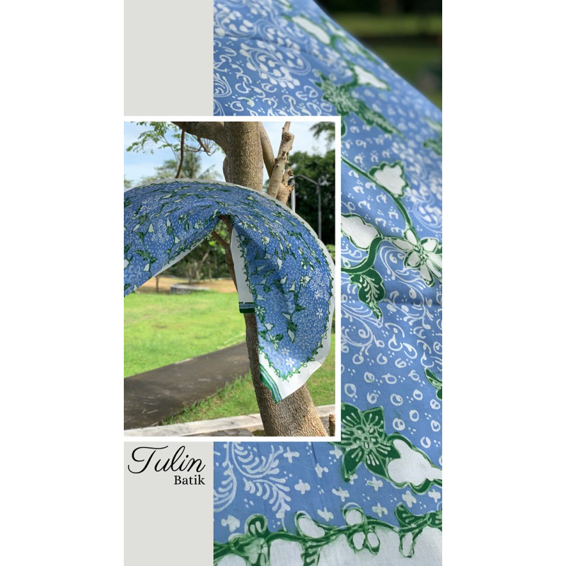 Jual Batik Lasem Bunga Sulur Biru Pastel | Shopee Indonesia