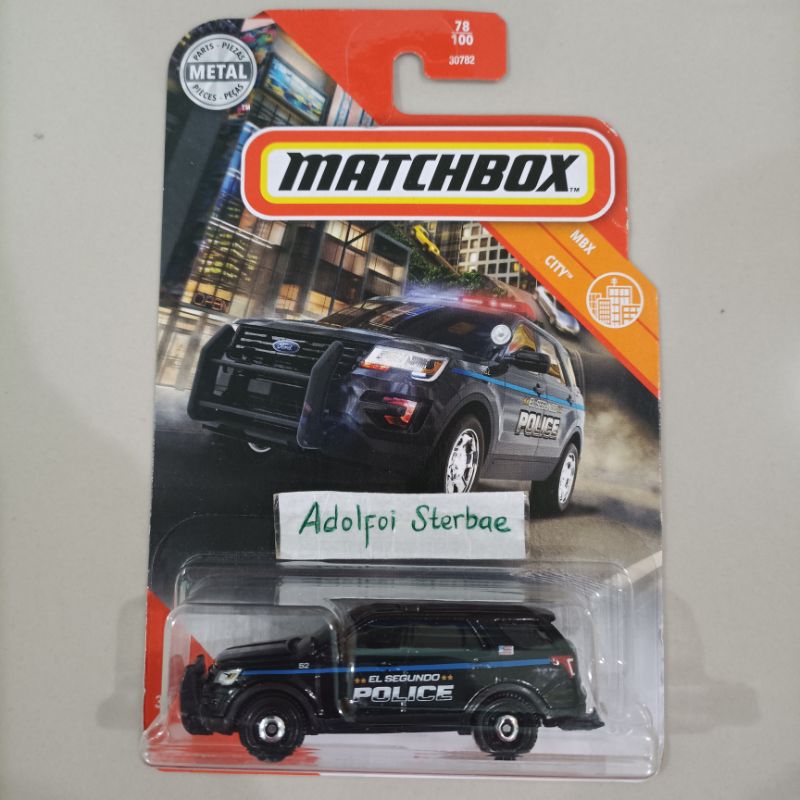 Jual matchbox 2016 '16 ford interceptor utility mbx rescue fire chief ...