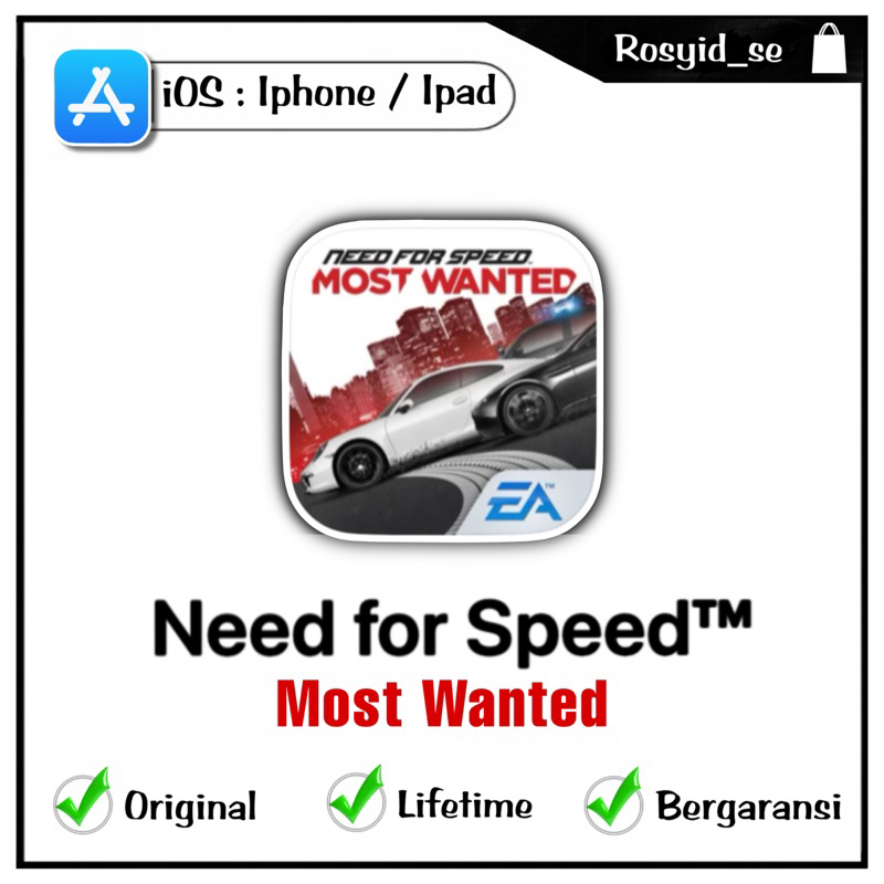 Jual Need For Speed Most Wanted - IOS (ORIGINAL) | Shopee Indonesia