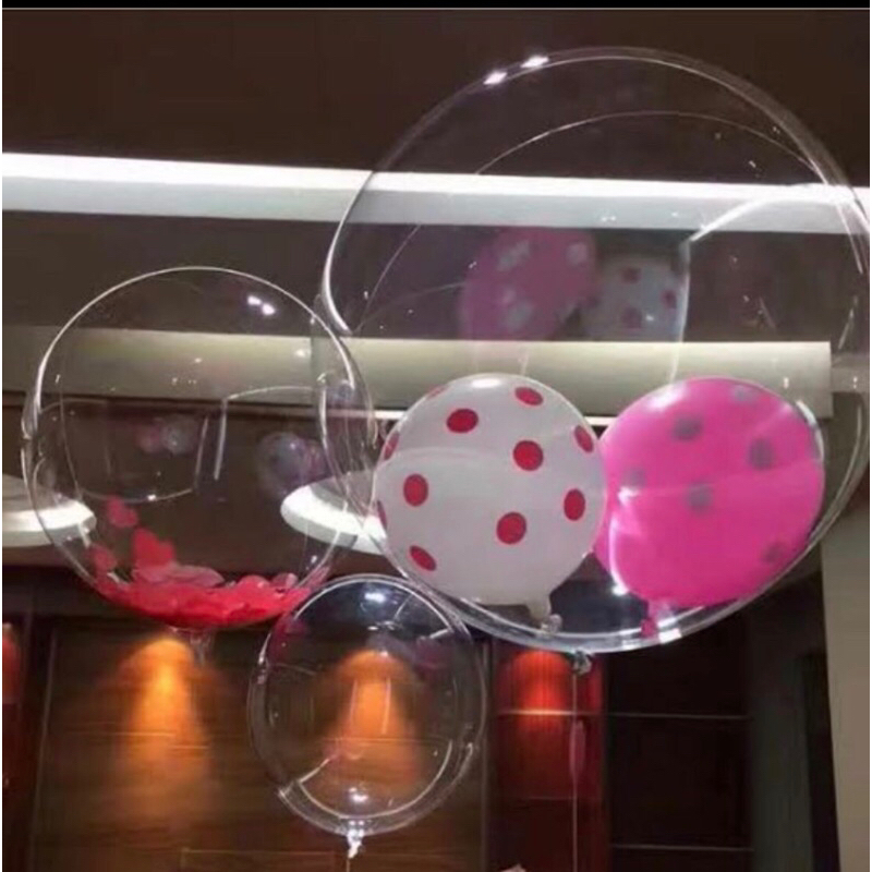 Jual BALON PVC / BALON BENING / BALON TRANSPARAN 24 INCHI | Shopee ...