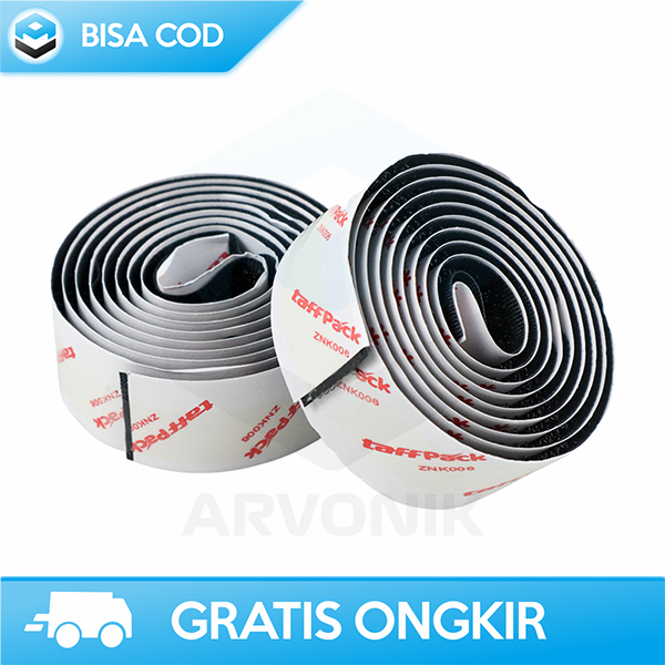 Jual MAGIC TAPE VELCRO LAKBAN HOOK AND LOOP TAFFPACK NILON VELCRO 20MM 1M | Shopee Indonesia