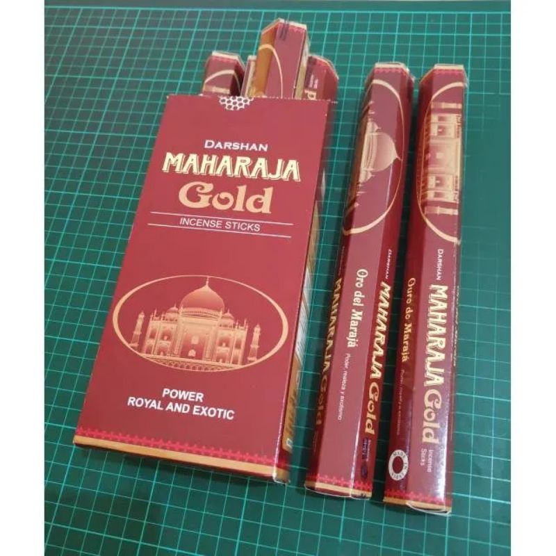 Jual Dupa Stick Hexa Maharaja Gold Isi 20 Stick / Dupa Darshan Buhur ...
