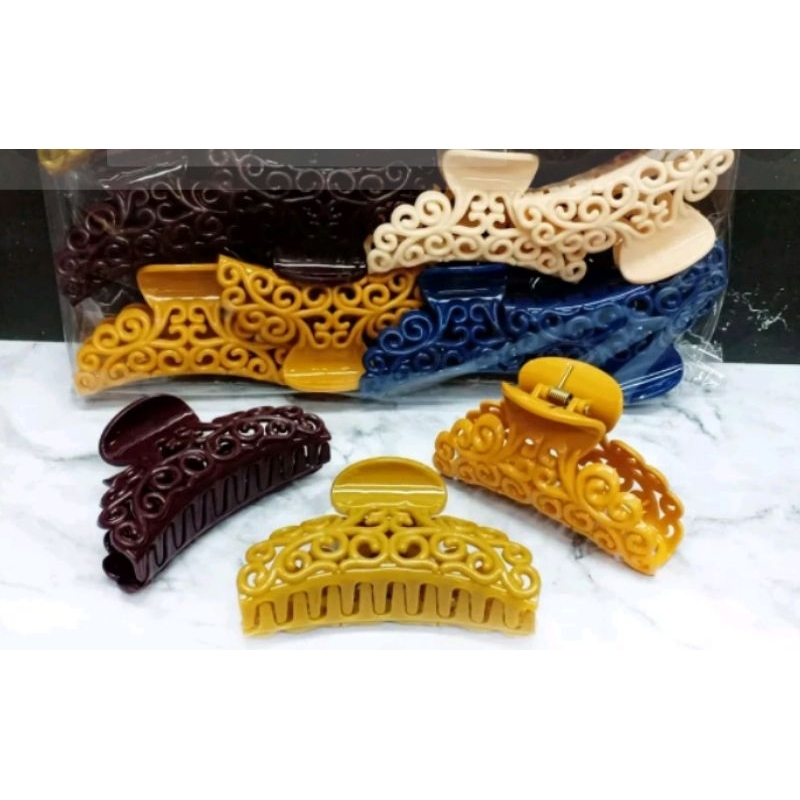 Jual jedai Rambut Ukir Besar 10 cm | Shopee Indonesia