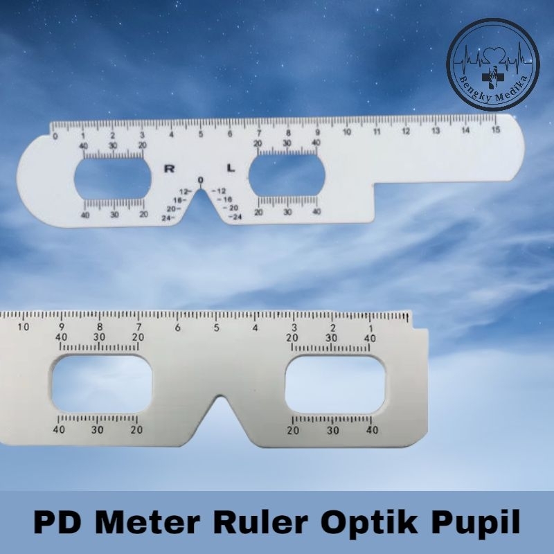 Jual PD Meter Ruler Optik Pupil Penggaris PD Ruller Penggaris Jarak Pupil | Shopee Indonesia