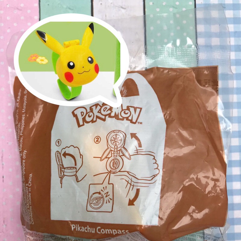 Jual Mainan Happy Meal McD Toys Pokemon Asia McDonald Toy baru new segel sealed McDonalds ...