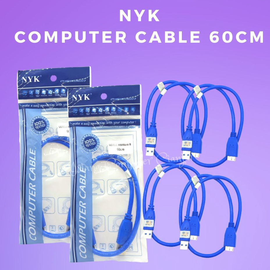 Jual NYK COMPUTER CABLE 60CM | Shopee Indonesia