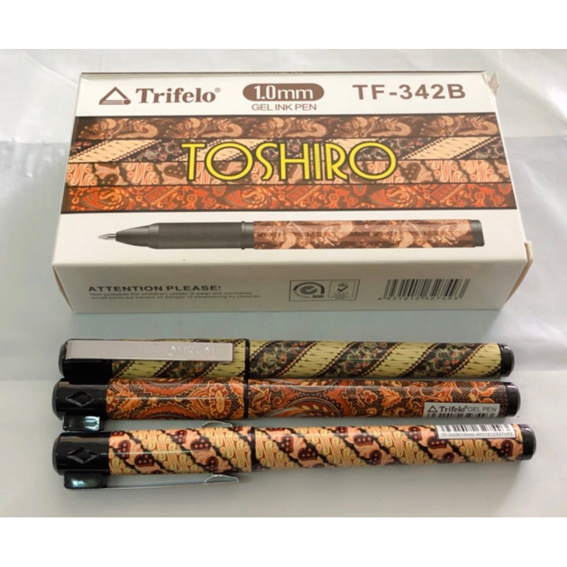 Jual BULPEN/BULPOINT TRIFELLO BATIK TF-342B (ISI 12BIJI) | Shopee Indonesia