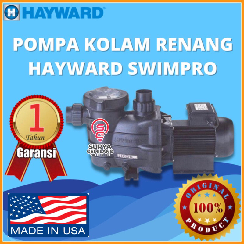 Jual Pompa Kolam Renang Hayward Swimpro 1,5Hp Mesin Sirkulasi Kolam Renang Hayward 1.5Hp ...