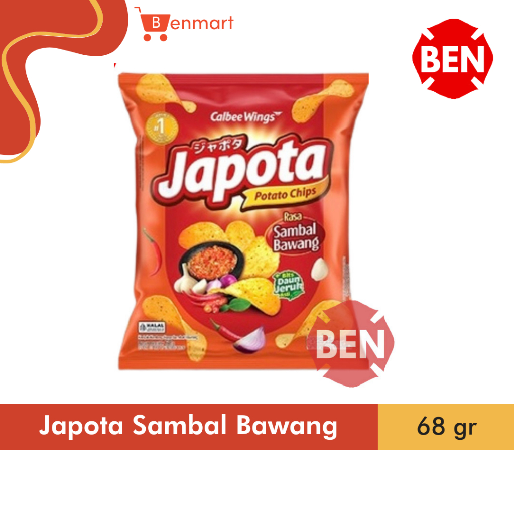 Jual Japota SAMBAL BAWANG 68g 68gr 68 g gr Keripik Kentang Pedas Besar | Shopee Indonesia