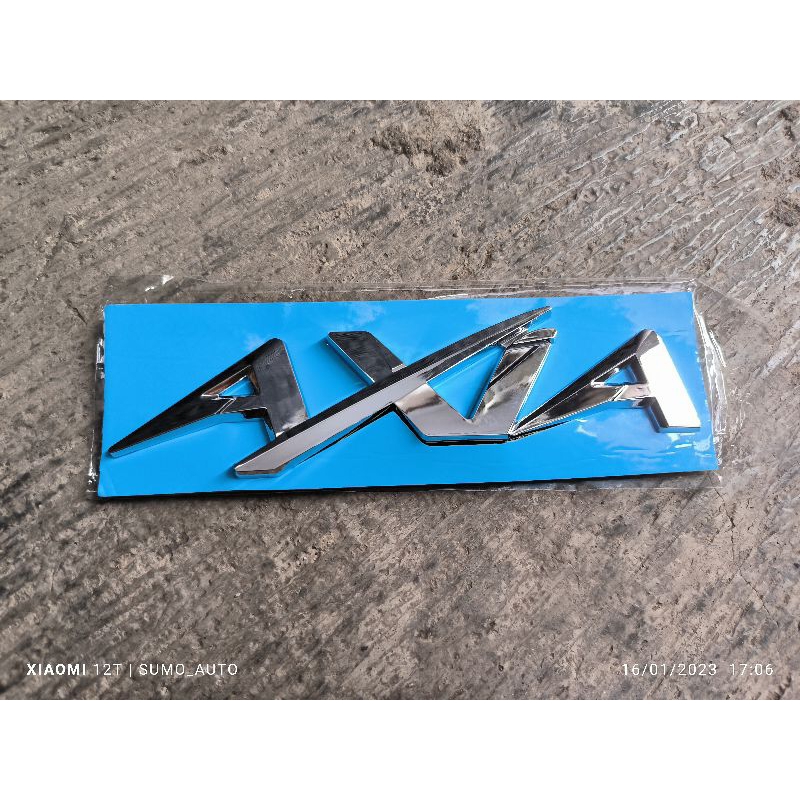 Jual emblem tulisan AXIA perodua axia agya ayla versi malaysia | Shopee ...