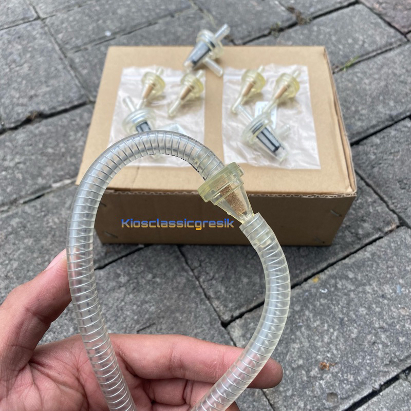 Jual Filter Saringan Bensin Model L Selang Toyo Toyox Spiral Transparan ...