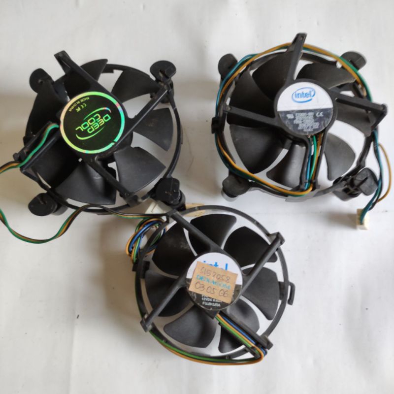 Jual FAN DC 12V EX PROSESOR PENDINGIN BERBAGAI MACAM AMPER | Shopee ...