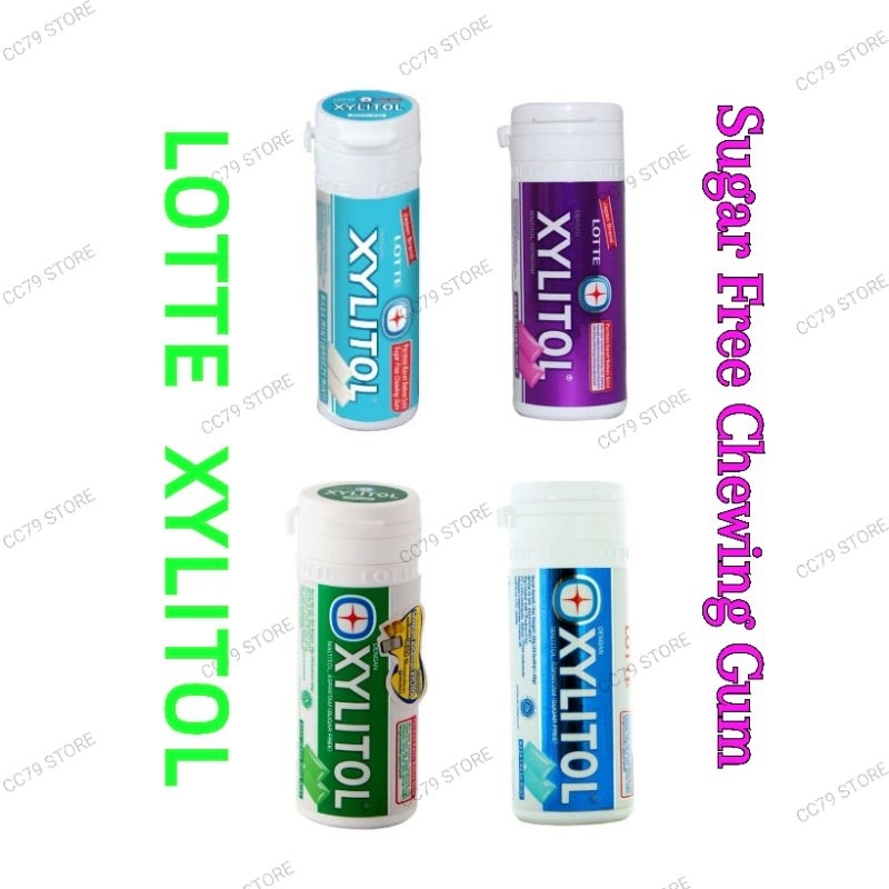Jual Lotte XYLITOL Permen Karet Mint 27.55gr | Shopee Indonesia