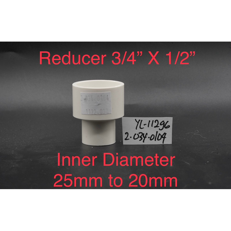 Jual White PVC Sok Fitting Vlok Sock 3/4 X 1/2 inch Reducer Inner ...