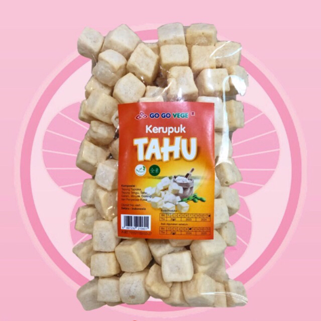 Jual Kerupuk Tahu Original Vegan Vegetarian Go Go Vege | Shopee Indonesia