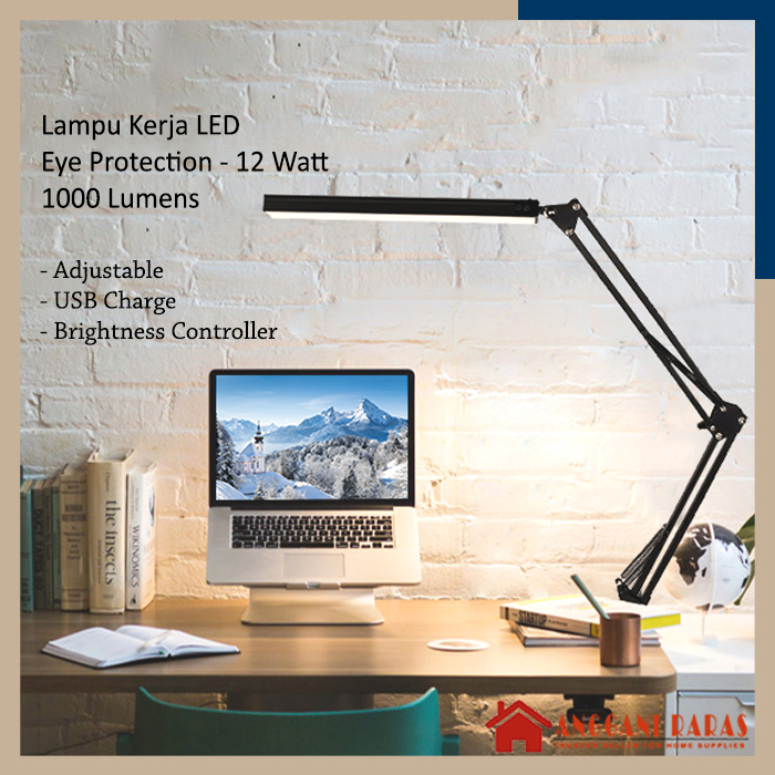 Jual Lampu Belajar LED USB Lampu Meja Kerja Arsitek Bengkel Service 3 ...