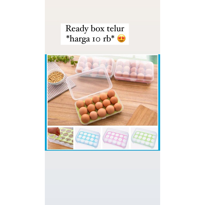 Jual box telur atau wadah telur | Shopee Indonesia