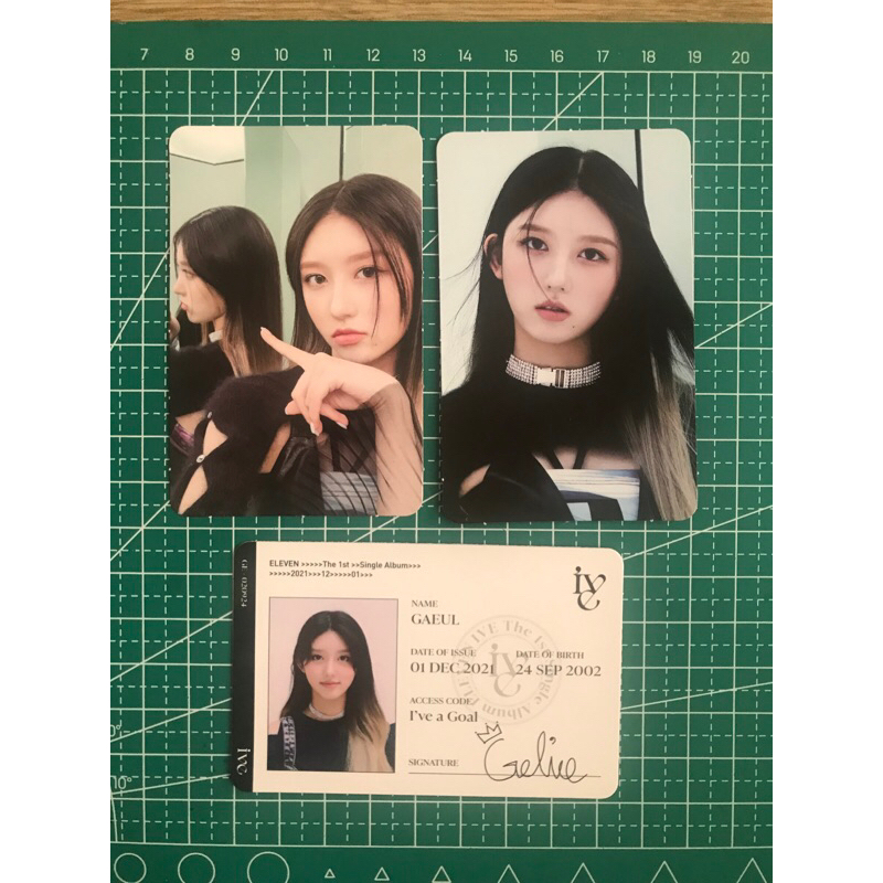 Jual Ive Eleven Red Black photocard Gaeul Leeseo ssq id withdrama ...