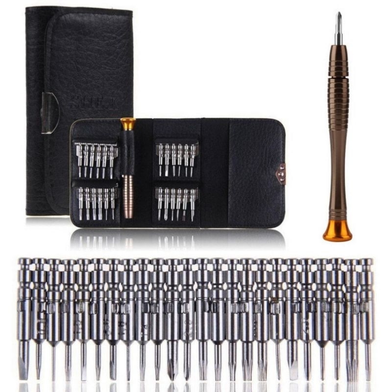 Jual Obeng Torx Set 25 in 1 Reparasi Handphone Laptop Kamera Kacamata Jam | Shopee Indonesia