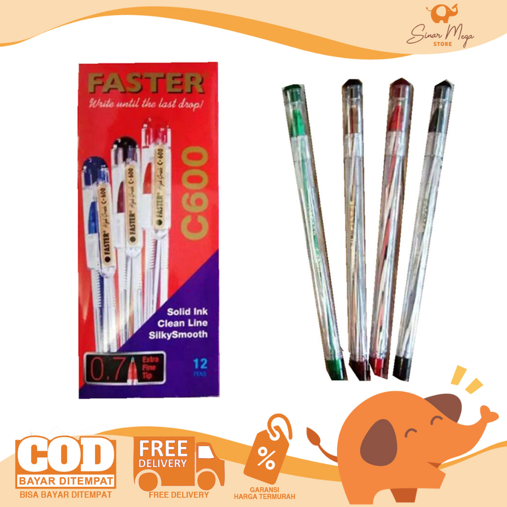 Jual Faster Pulpen C600 | Shopee Indonesia
