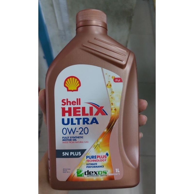 Jual Oli Shell Ultra 0W-20 Full-Synthetic SN Plus 1L Original | Shopee ...