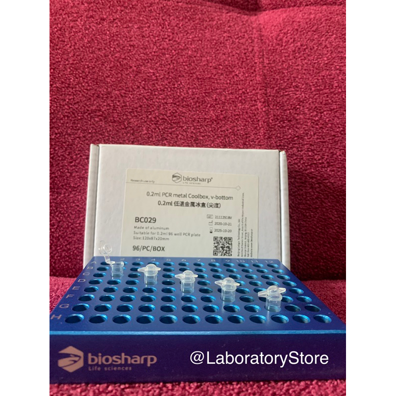 Jual Aluminium PCR Cooling Block For Tube 0.2 ml x 96 Well BC029 Biosharp | Shopee Indonesia