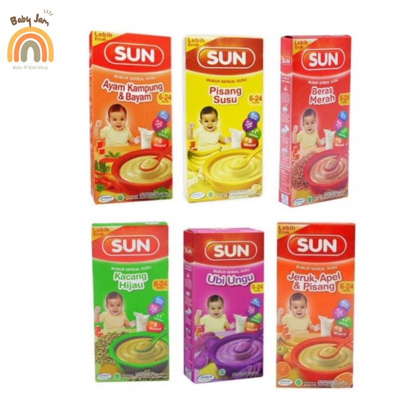 Jual SUN BUBUR CEREAL 120gr BOX / SUN MPASI BUBUR BAYI 6 BULAN / MPASI ...