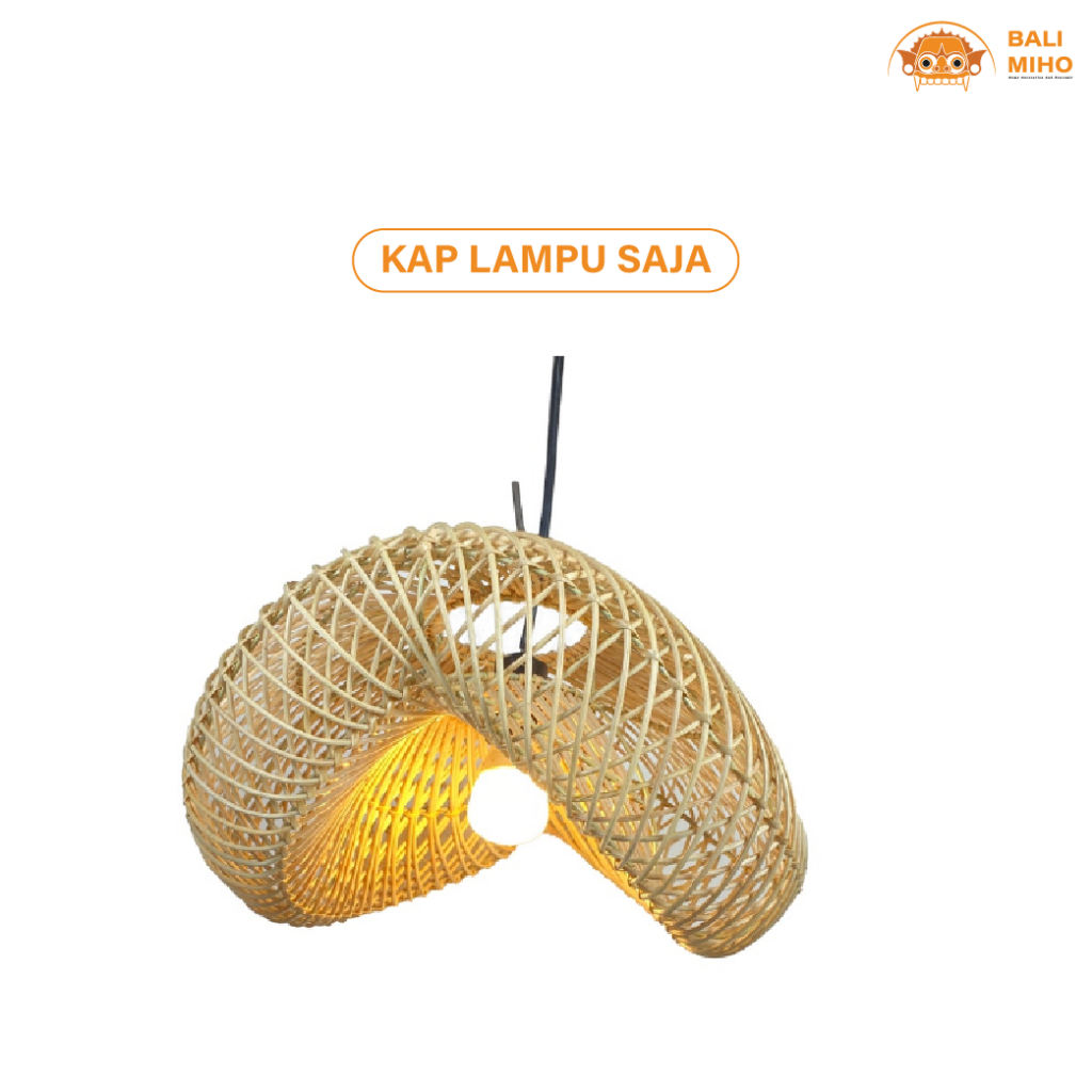 Jual Kap Lampu Rotan Topi Mexico Ukuran 30 cm - Kap Lampu Rotan Rattan ...