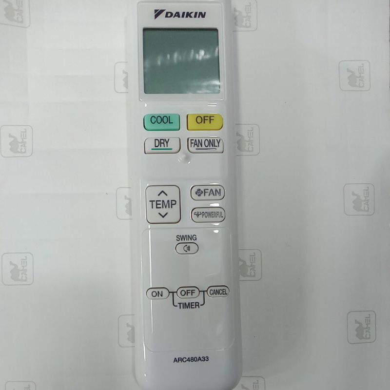 Jual remote AC Daikin ARC-480A33 original barang Baru Gress | Shopee ...