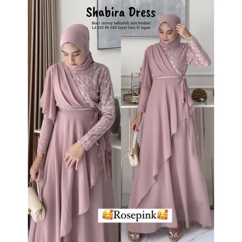 Jual SHABIRA DRESS (LABEL MADANI) | Shopee Indonesia