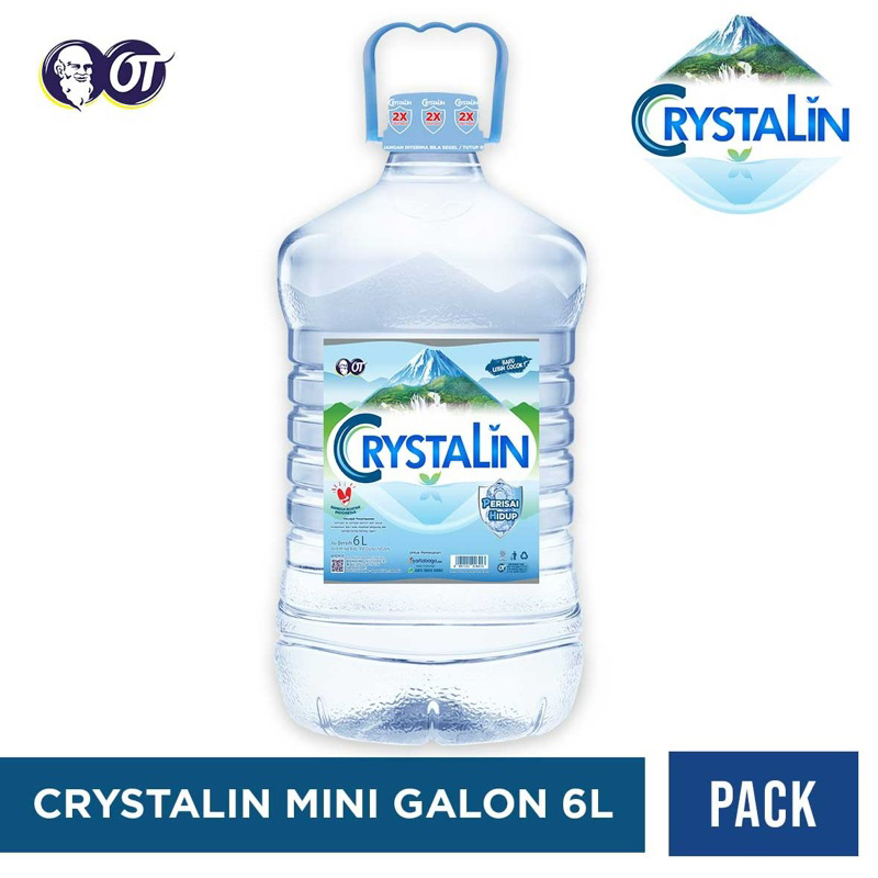 Jual Crystalline Crystalin baby galon mini 6 L | Shopee Indonesia