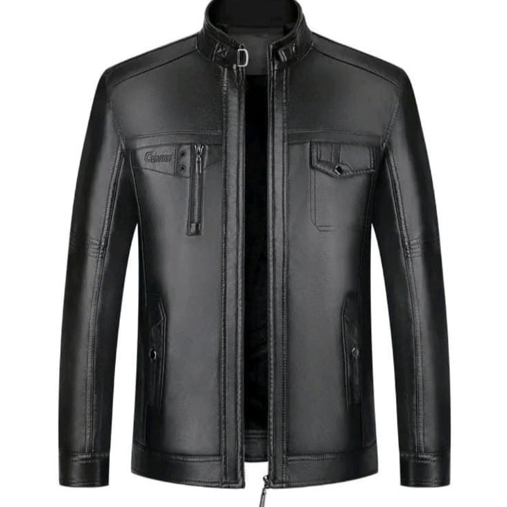 Jual Jaket kulit pria terbaru model intel polisi - Jaket kulit Pria ...