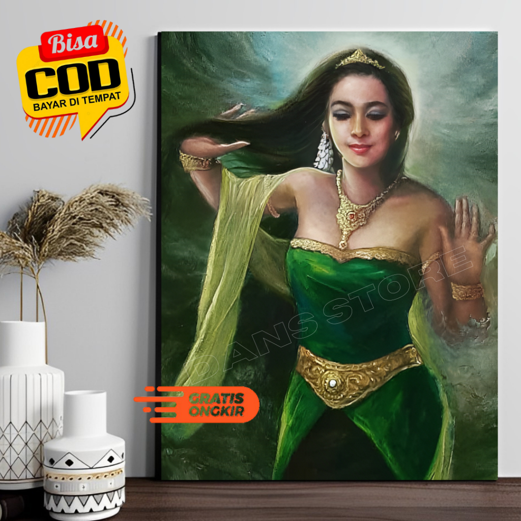 Jual Poster Lukisan Nyi Roro Kidul Hiasan Dinding Aesthetic RK1 ...