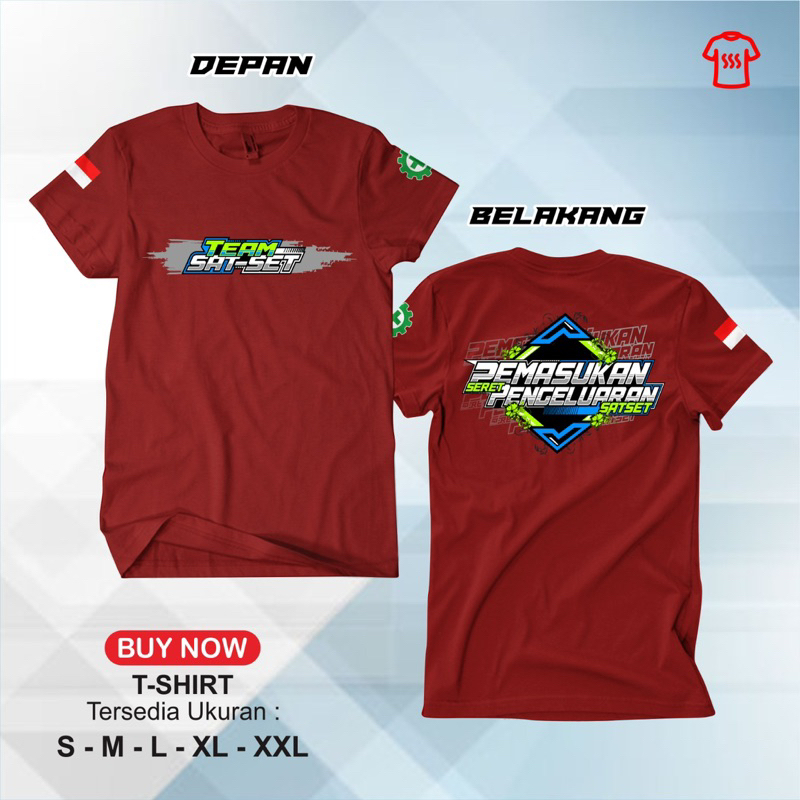 Jual koas TEAM SAT SET (tebal bahan combed 24s) | Shopee Indonesia