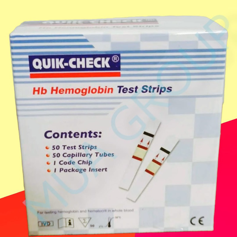 Jual Strip Hb Hemoglobin Quik Check | Test Strip HB Quik Check | Strip ...