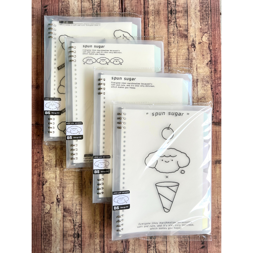 Jual Map Binder Wengu Spun Sugar B1032 A5 B5 Tansparant Ring Besi ...