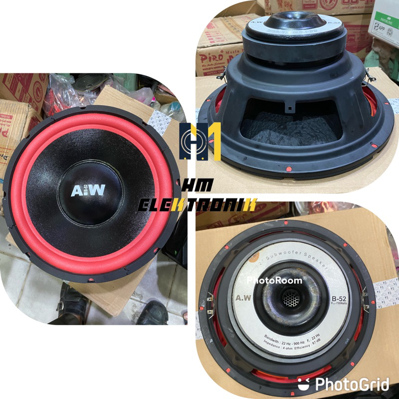 Jual Speaker subwoofer AW B52 sub 12 inch | Shopee Indonesia