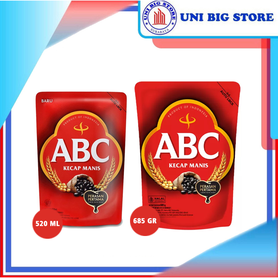 Jual ABC Kecap Manis Pouch 520 ml dan 600 gr | Shopee Indonesia